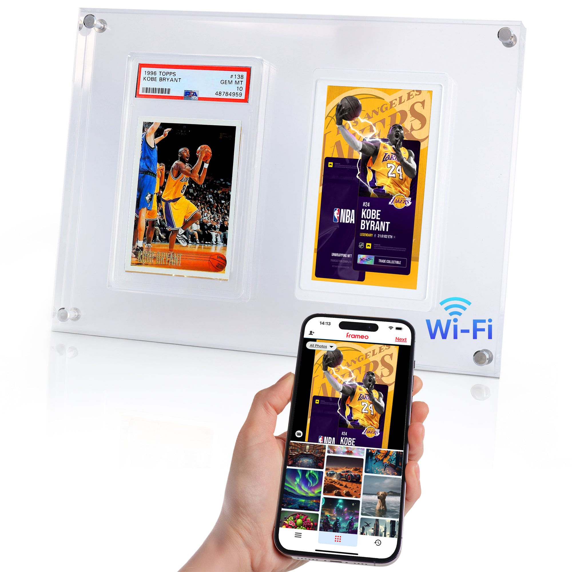 INFINITY PIECES Fandom Frame Digital Art Wi-Fi Photo Video Display ...